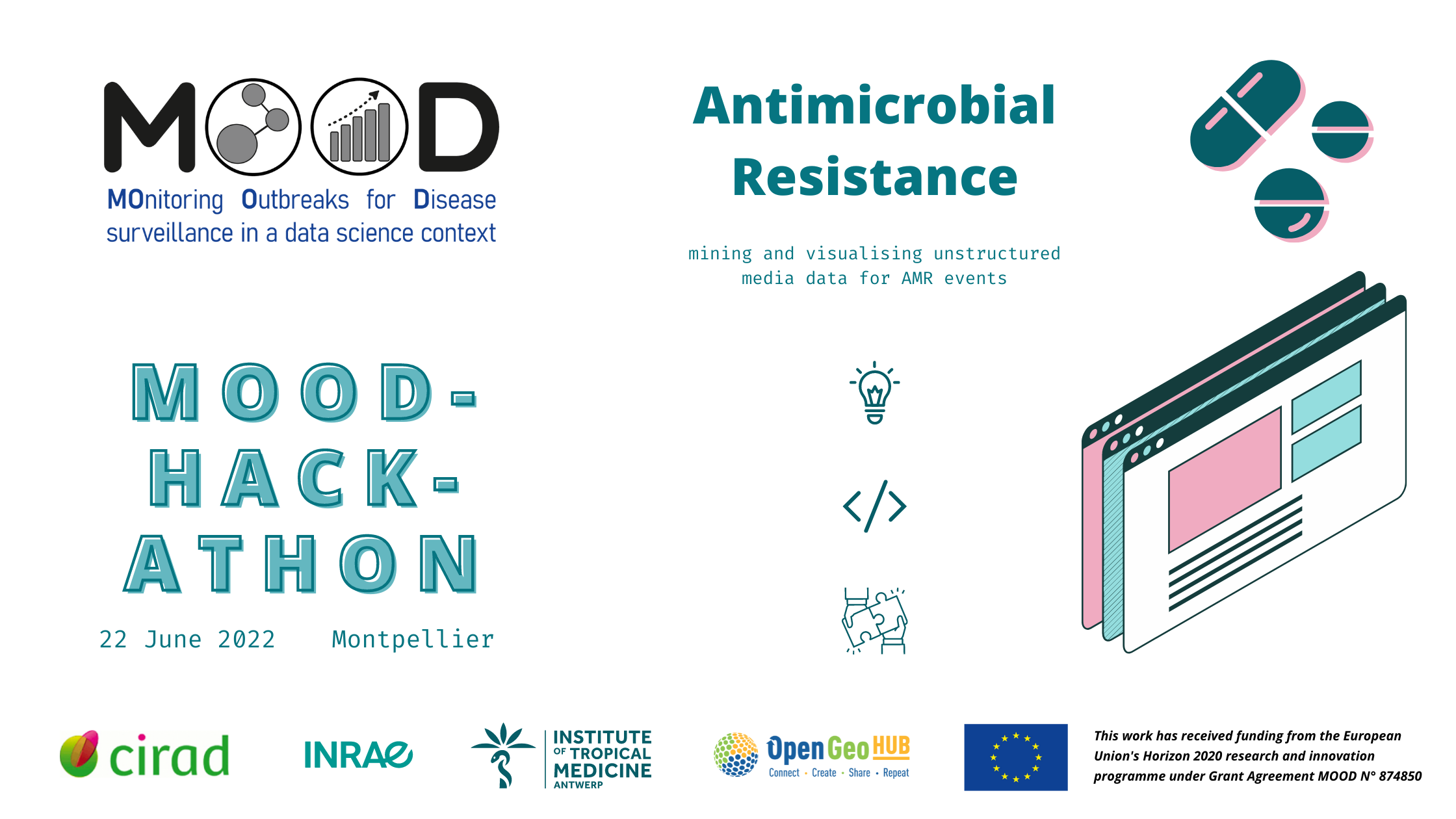Time for a MOOD-Hack: Antimicrobial Resistance Hackathon - MOOD project