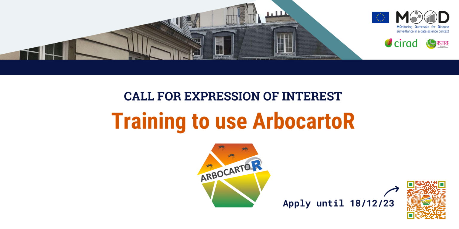 Training ArbocartoR - Call for expression of interest - MOOD project